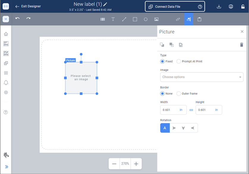 Adding an Image to a Label Design