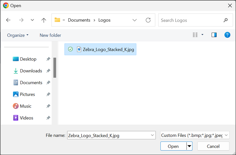 Adding an Image to a Label Design