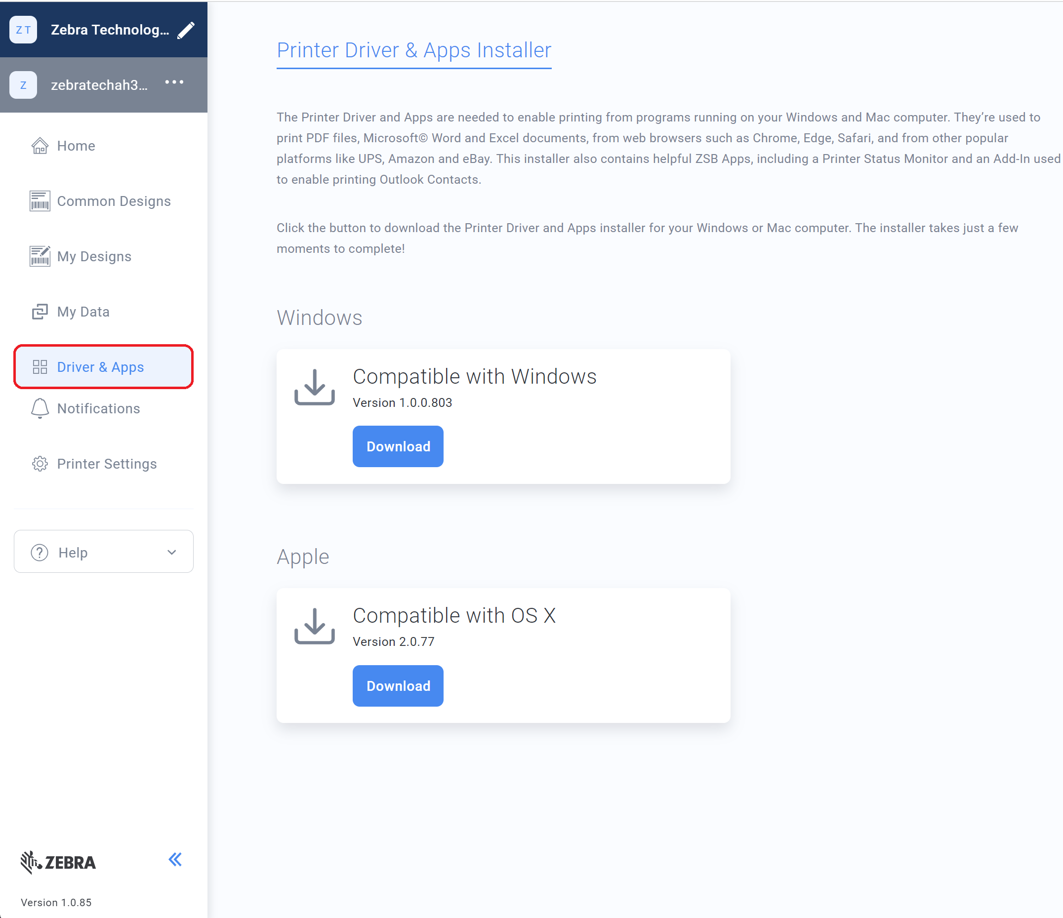 Desktop Workspace Overview