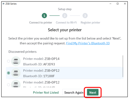 Adding Printer via ZSB Driver on Windows