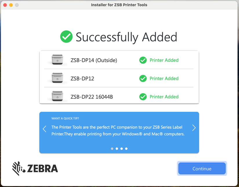 Download and Install ZSB Printer Tools