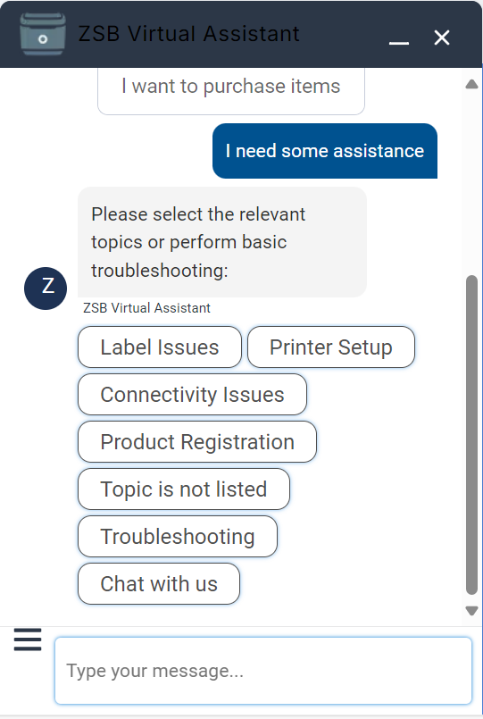 ZSB Printers: Contacting Zebra Support
