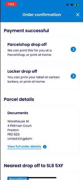 Print an Evri (Formerly Hermes) Shipping Label from a Mobile Device