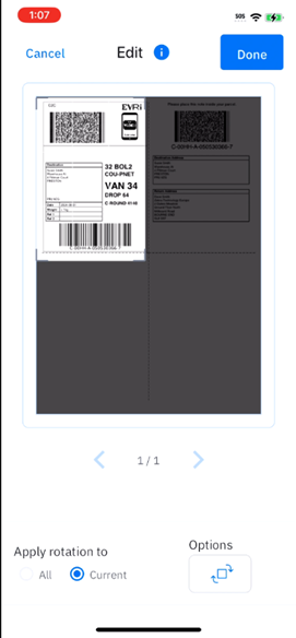 Print an Evri (Formerly Hermes) Shipping Label from a Mobile Device