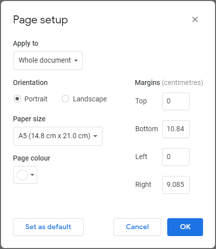 How to Calculate Paper Margin