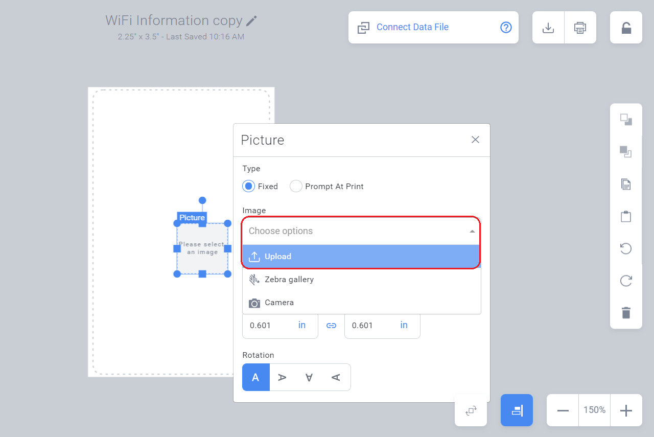 How to Add Image to Your Label Design in the ZSB Workspace