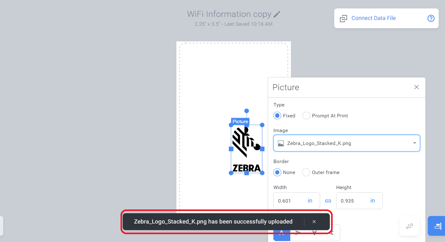 How to Add Image to Your Label Design in the ZSB Workspace