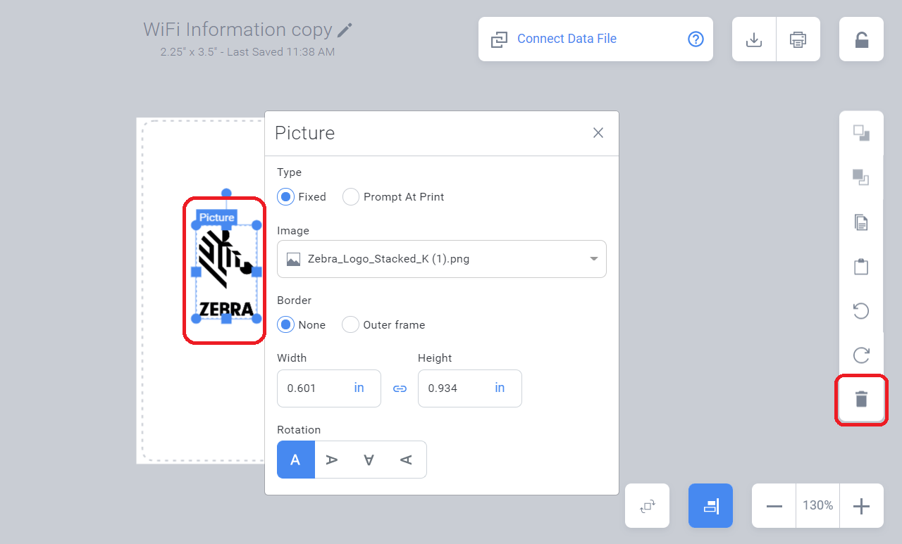 How to Add Image to Your Label Design in the ZSB Workspace