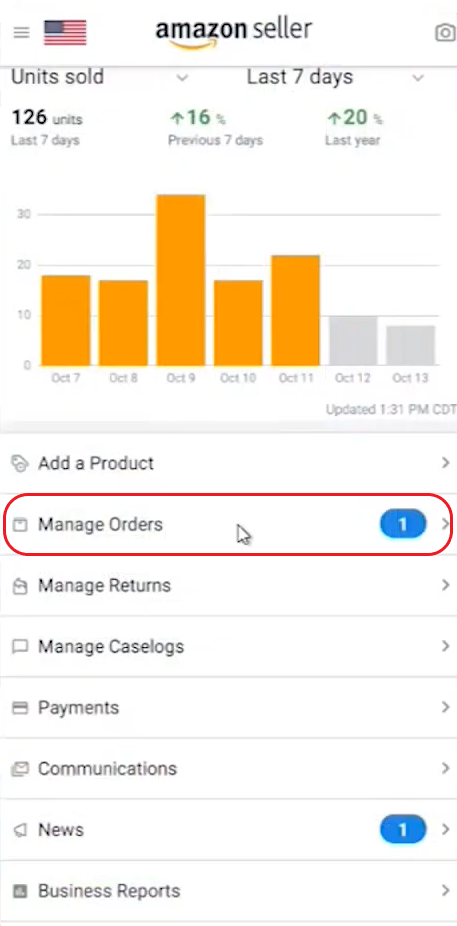 Print an Amazon Shipping Label from a Mobile Device