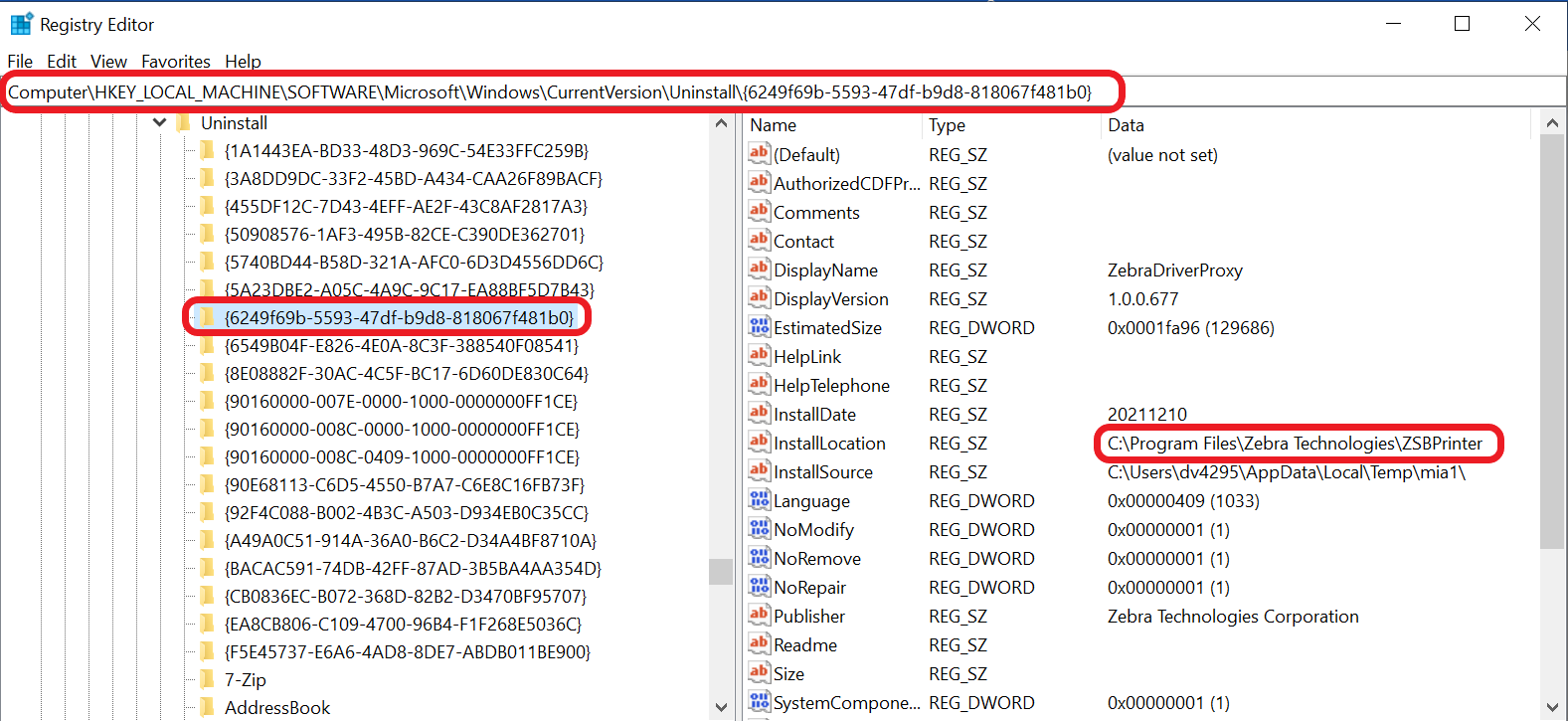 Uninstalling ZSB Printer Tools from PC