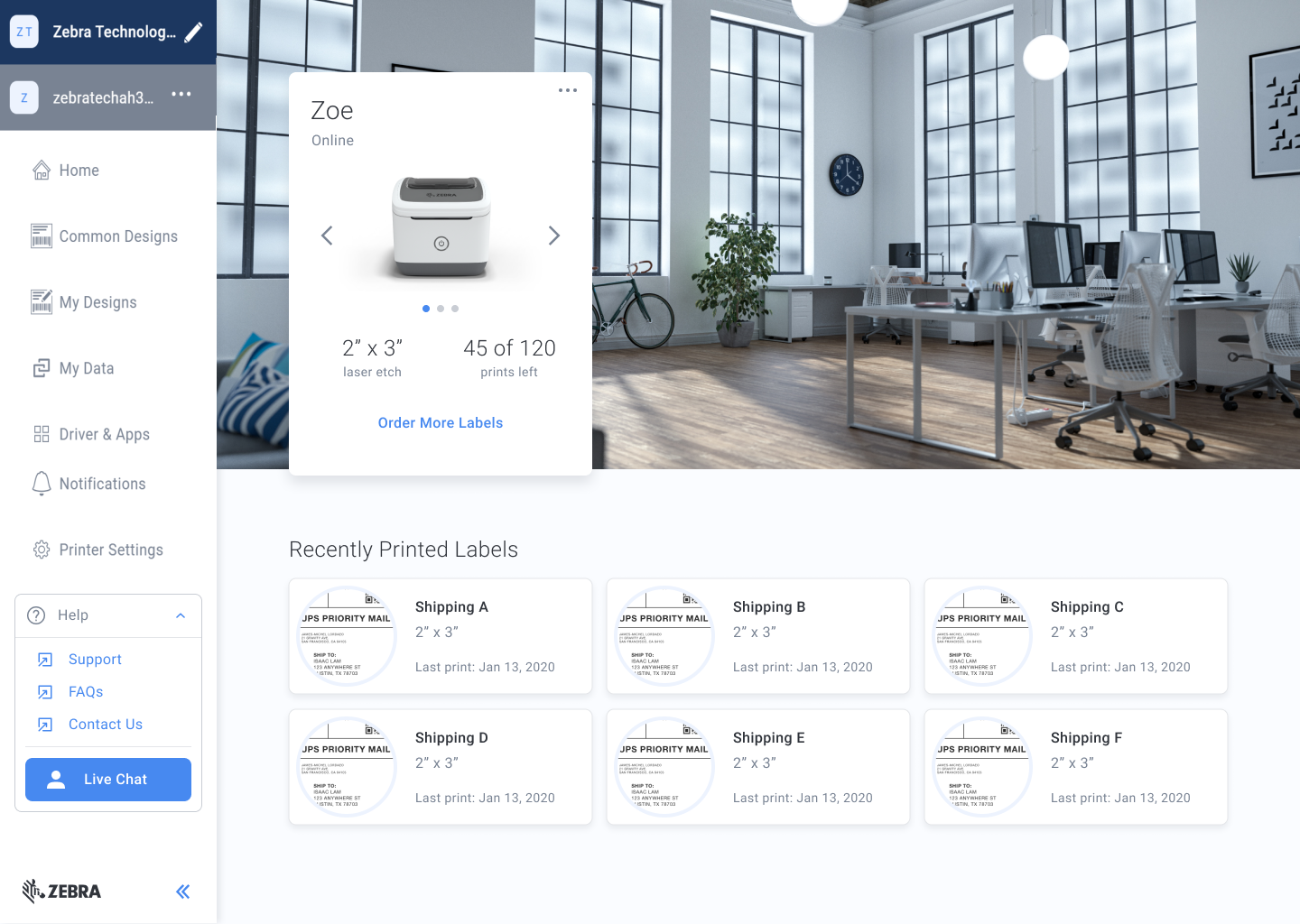 Desktop Workspace Overview