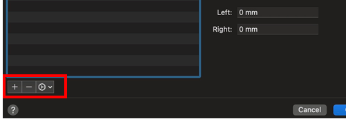 Adding Paper Size Manually on the 'Print Using System Dialog' Option
