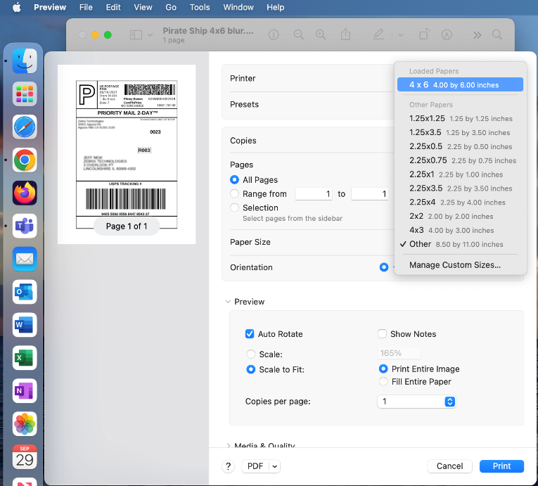 Using AirPrint® with ZSB Series Printers