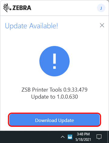 Updating the ZSB Printer Drivers and Apps