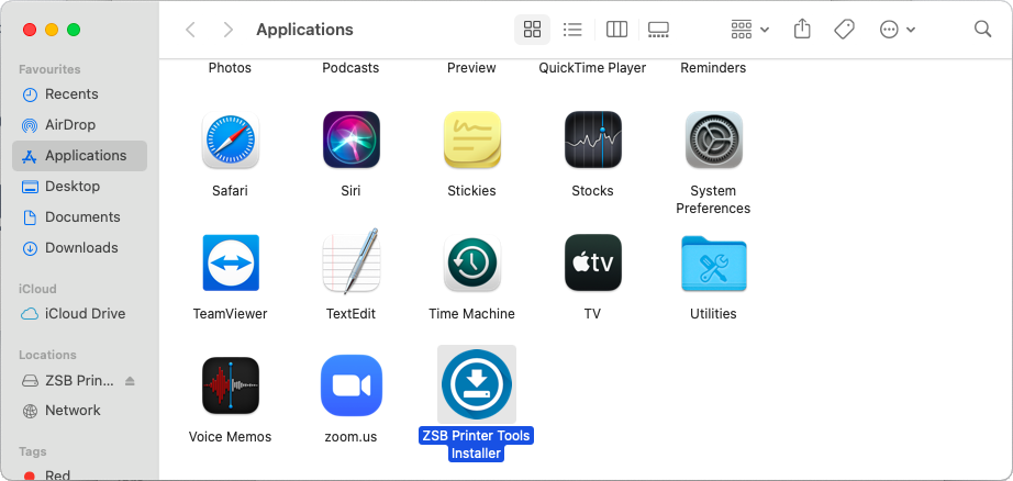 Updating the ZSB Printer Drivers and Apps