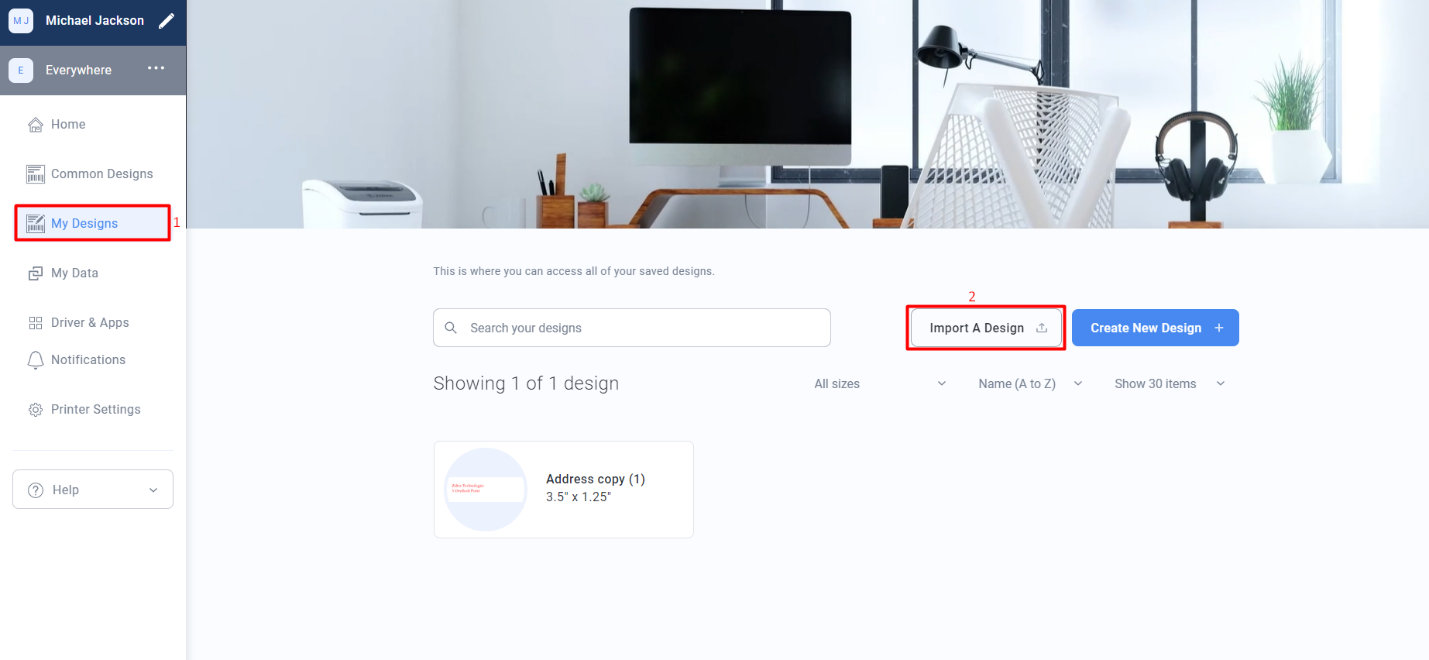 How to Export and Import Designed Labels from and to ZSB Workspace