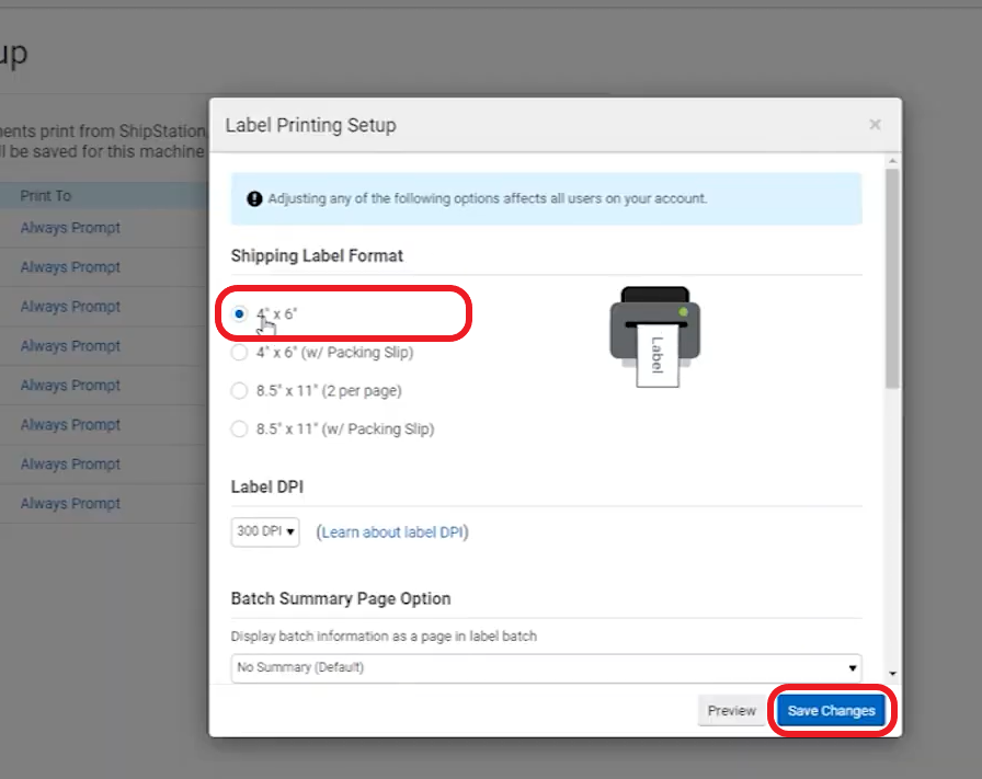 Print a Shipping Label from ShipStation