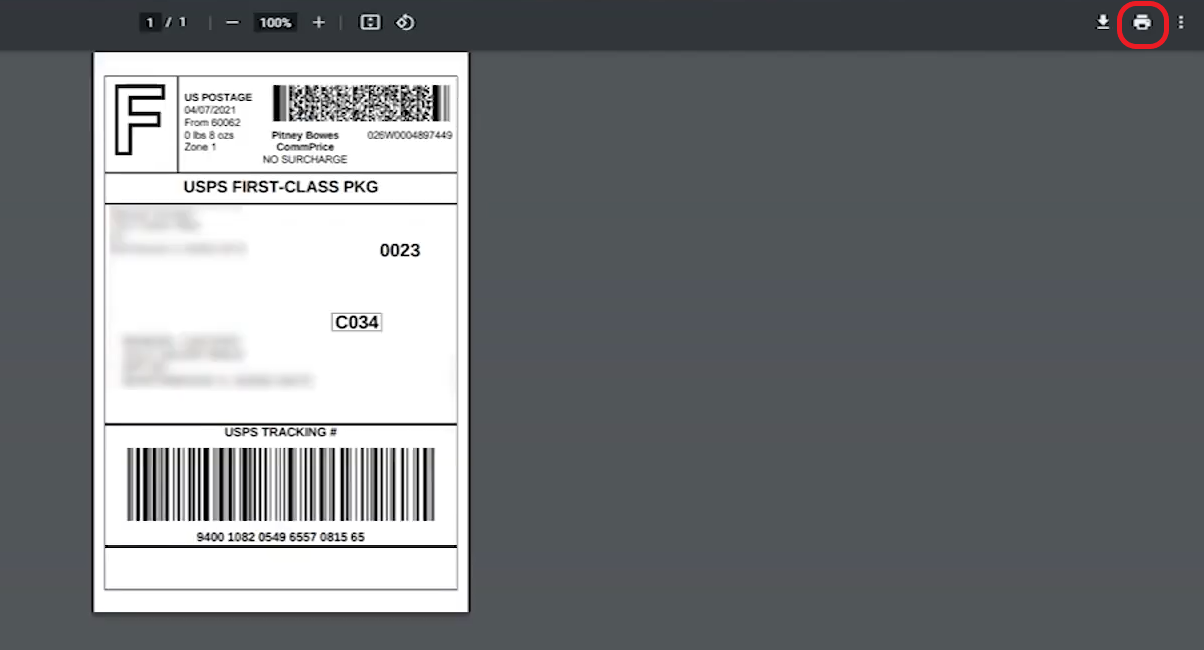 Print a Shipping Label from eBay