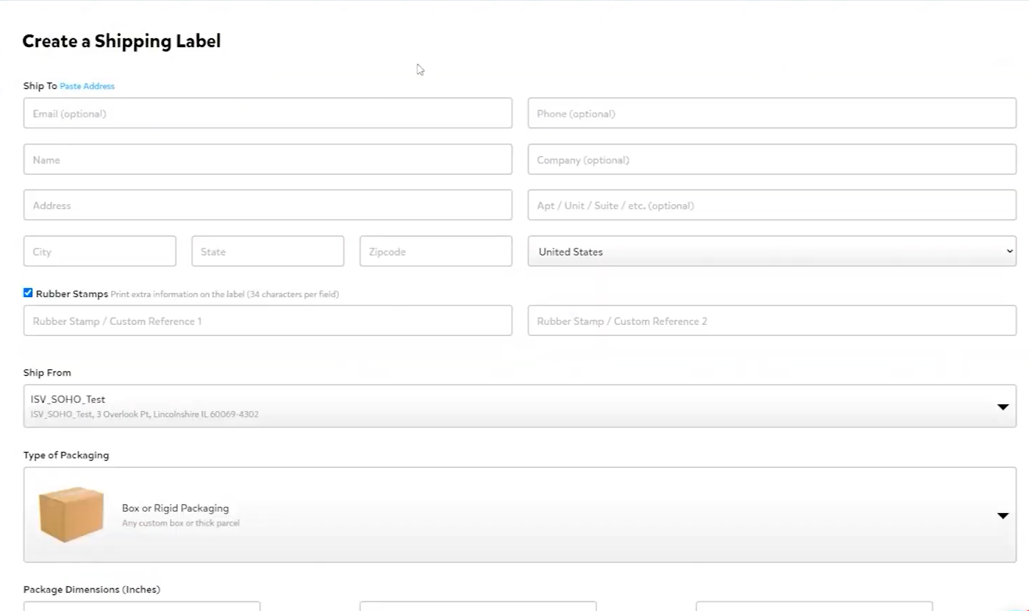Print a Shipping Label from Pirate Ship