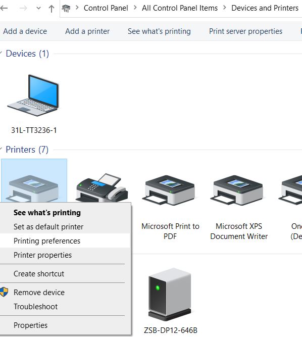 Printing Blank Labels