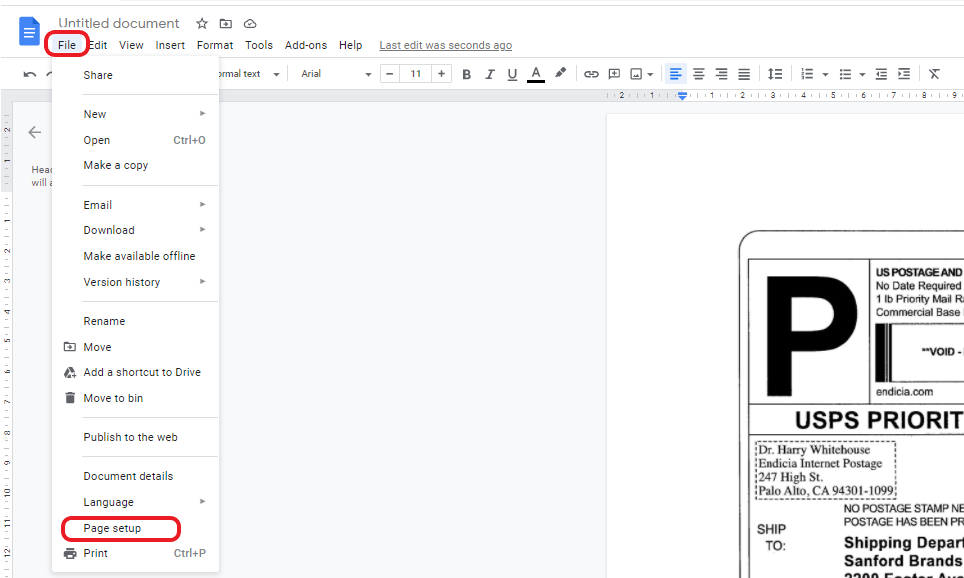 How to Edit and Print Labels from Google Docs