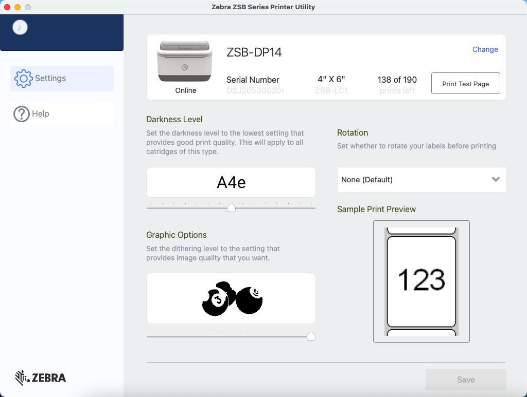 Adjusting the Printing Preference