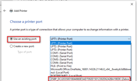 Adding Printer Manually on Windows Computer