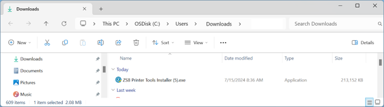 Download and Install ZSB Printer Tools